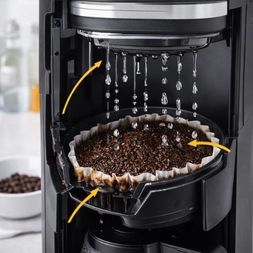 why is my mr coffee maker overflowing the grounds basket